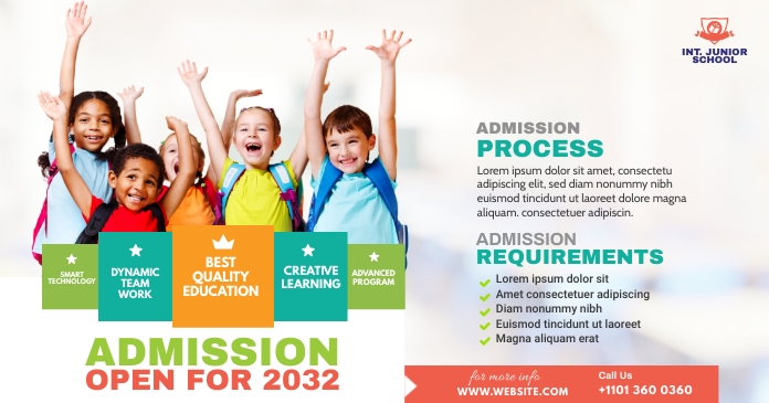 Copy of School Admission Ad | PosterMyWall