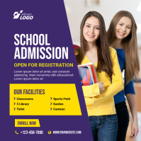 School Admission Ad Template | PosterMyWall
