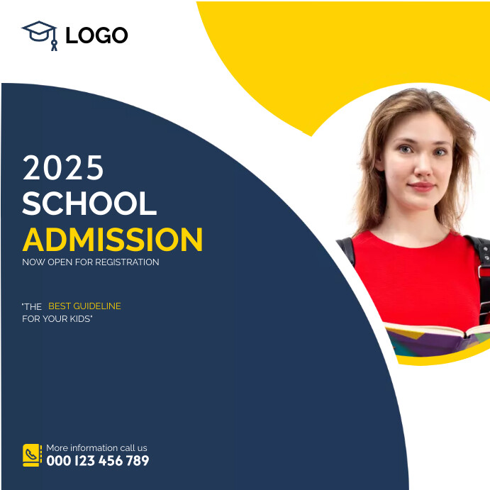 School admission ad template | PosterMyWall