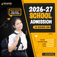 School Admission Ads Template | PosterMyWall