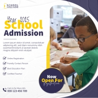 School Admission Ads Template | PosterMyWall
