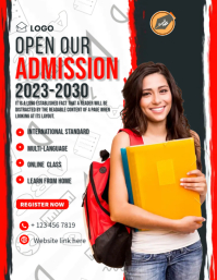 School Admission Open Ads Template | PosterMyWall
