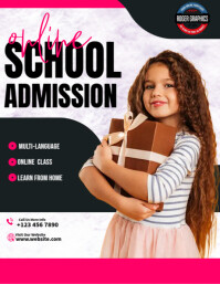 School Admission Ads Template | PosterMyWall