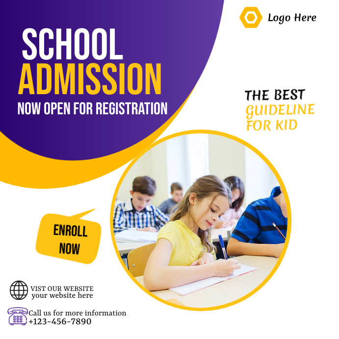 Copy of SCHOOL ADMISSION | PosterMyWall