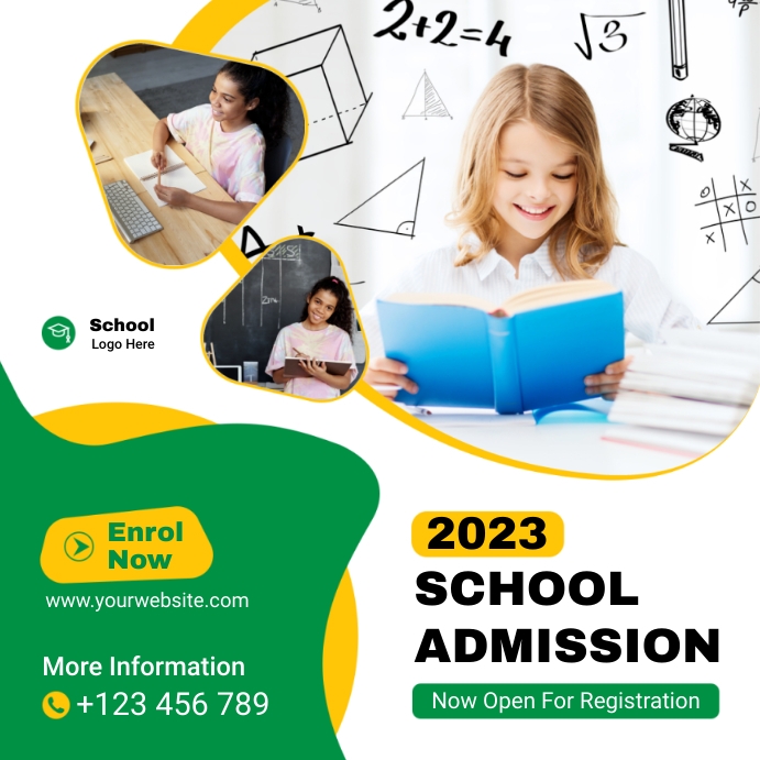 Copy of School Admission | PosterMyWall