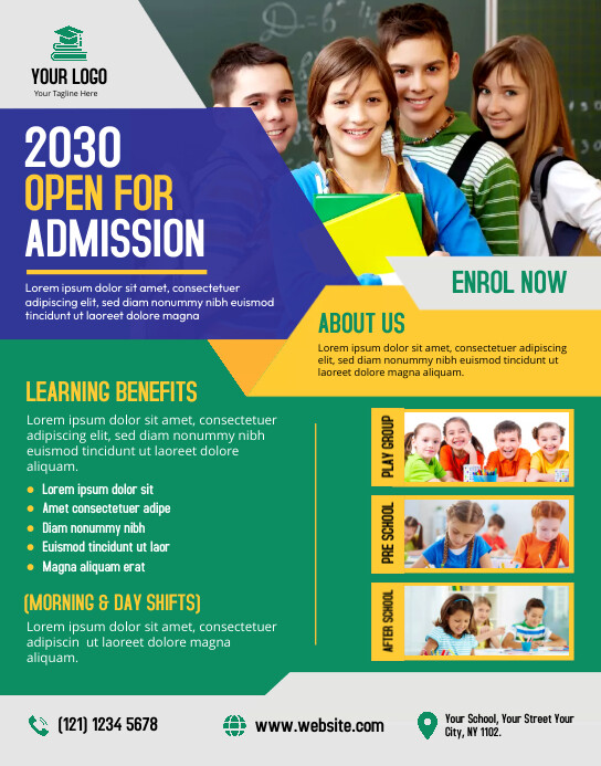 Copy of School Admission | PosterMyWall