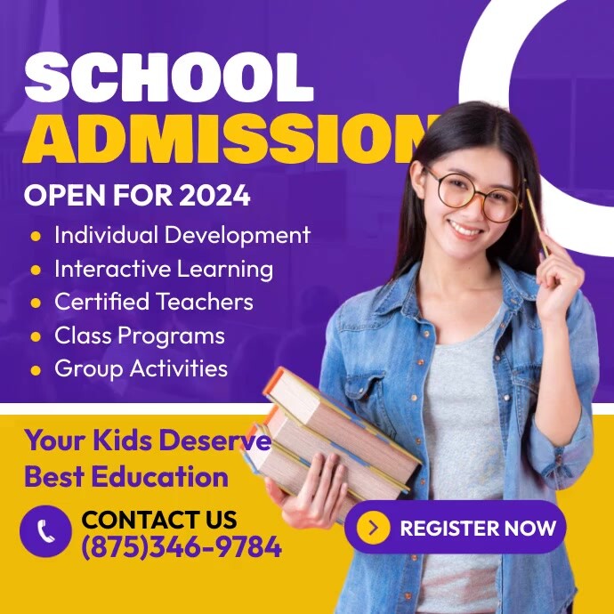 Plantilla de School Admission | PosterMyWall