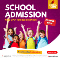 School Admission Ads Template | PosterMyWall