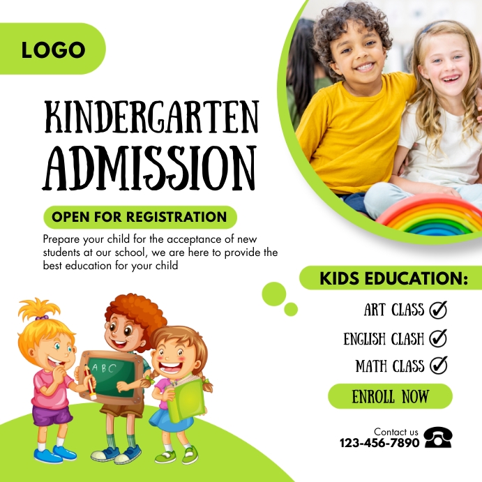 SCHOOL ADMISSION FLYERS TEMPLATE | PosterMyWall