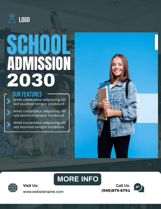 School Admission Offer Template | PosterMyWall