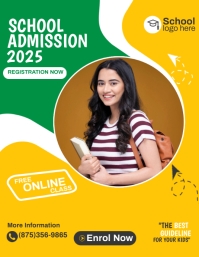 School Admission Offer Template | PosterMyWall