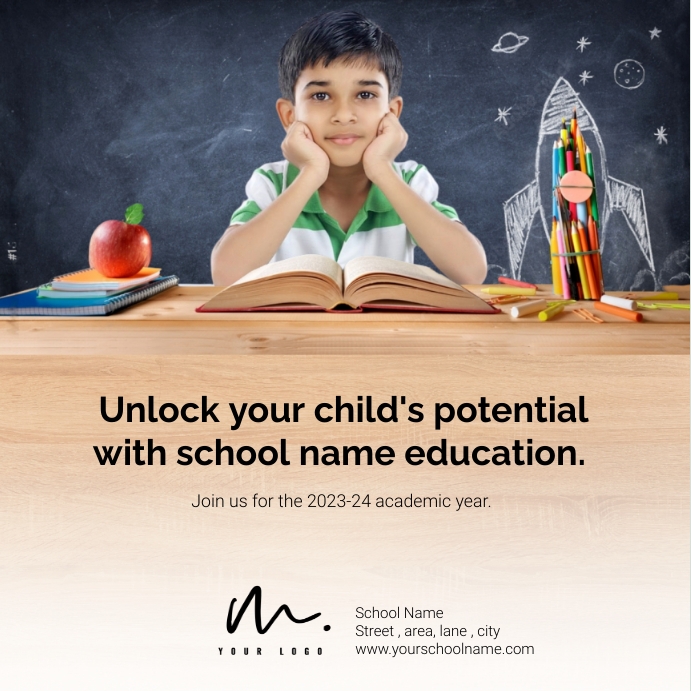 school admission open advertisement Template | PosterMyWall