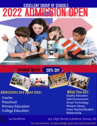 School admission open Template | PosterMyWall
