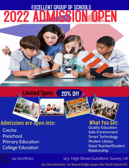 School admission open Template | PosterMyWall
