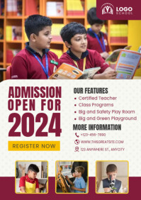 School Admission Template | PosterMyWall