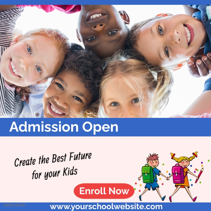 School Admission open Template | PosterMyWall