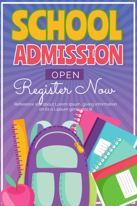 school admission open Template | PosterMyWall