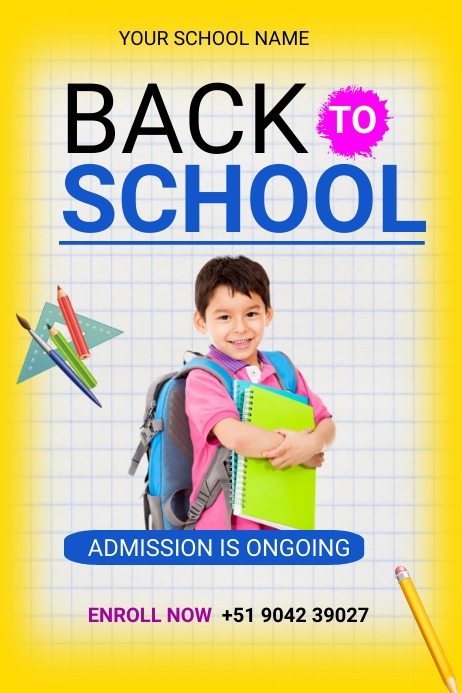 school admission open Template | PosterMyWall