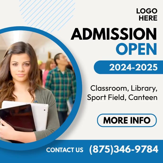 School Admission Open Template | PosterMyWall