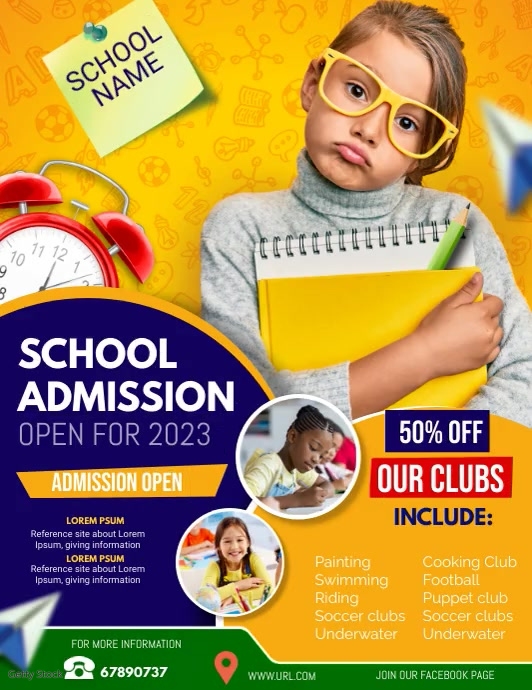 school admission open Template | PosterMyWall
