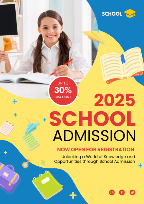 Copy of School Admission Open Flyer | PosterMyWall