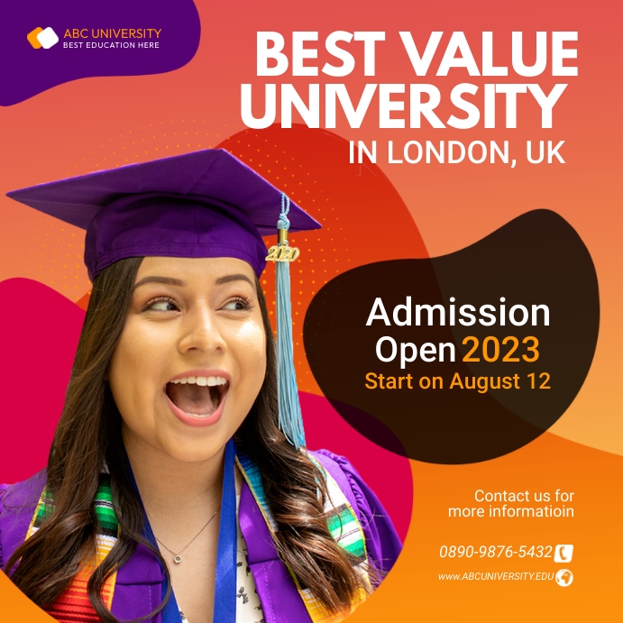 School Admission Opening Template | PosterMyWall