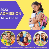school admission open poster template | PosterMyWall