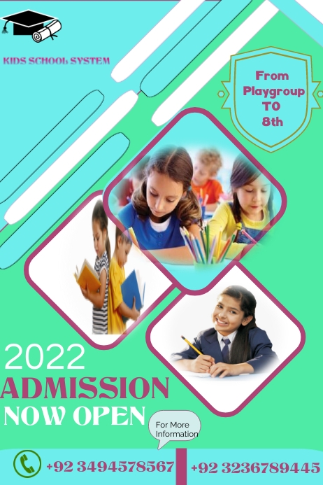 Copy of School Admission poster templete | PosterMyWall