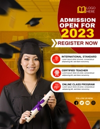 School Admission Open Template | PosterMyWall