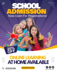 School Admission Registration Template | PosterMyWall