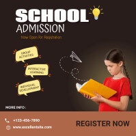 School Admission Template 2024 | PosterMyWall