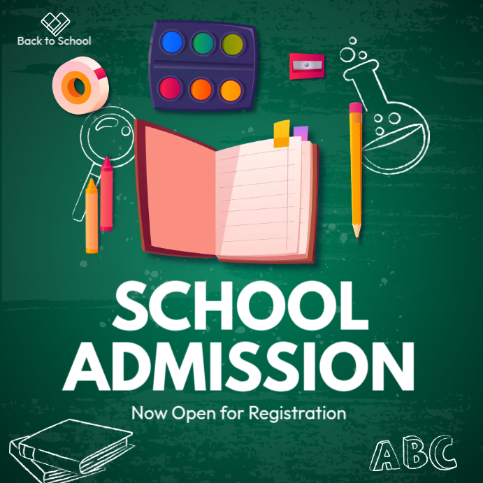Copy of School Admission Template | PosterMyWall