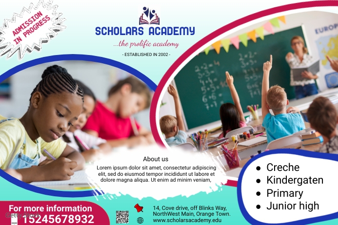 School admissions ad Template | PosterMyWall