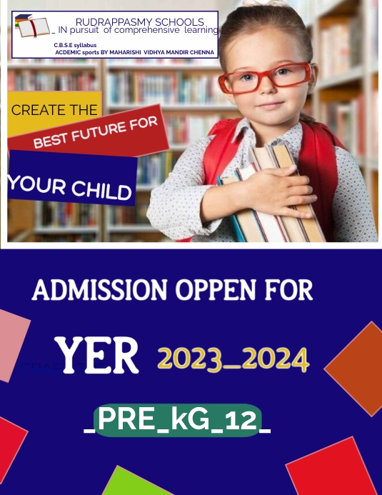 School admissions Template | PosterMyWall