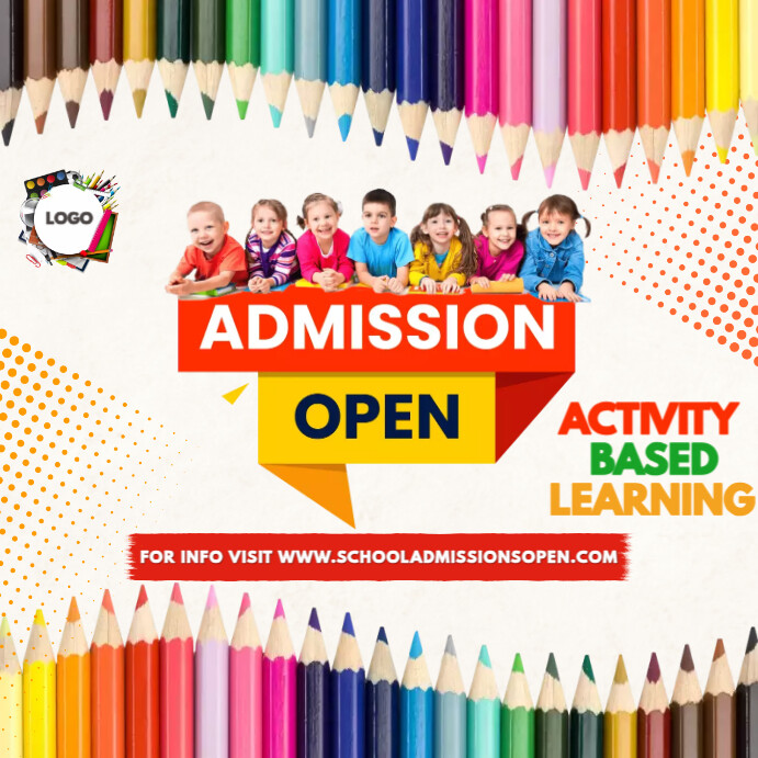 School Admissions Open Instagram Post Template | PosterMyWall