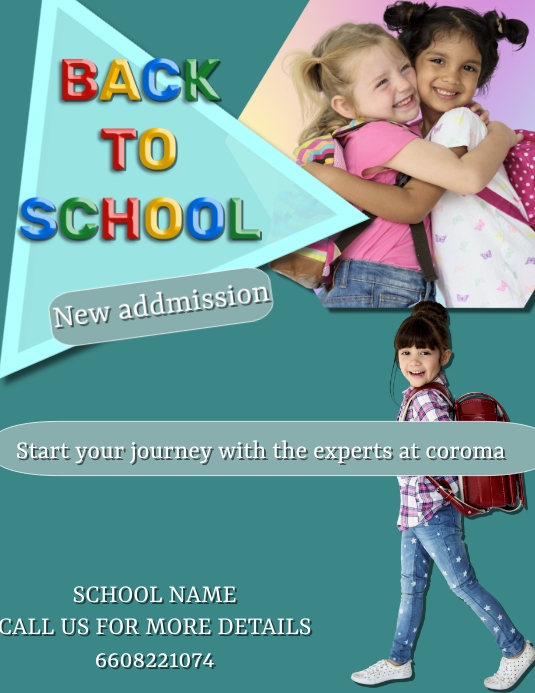 Copy of School Admissions templete | PosterMyWall