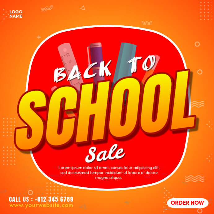 SCHOOL ADS Template | PosterMyWall