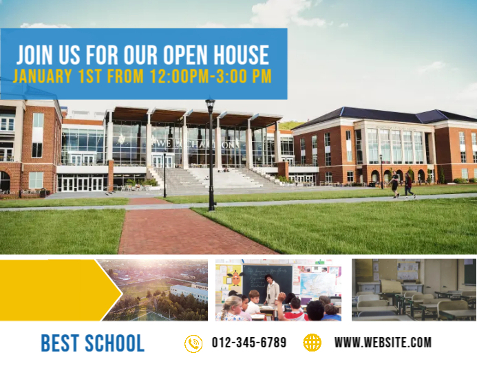 School Ads Template | PosterMyWall