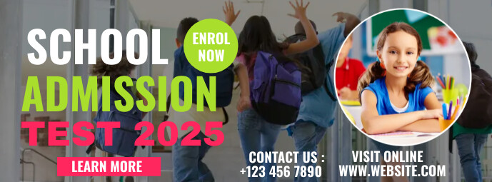 School and Education Facebook Cover Template | PosterMyWall