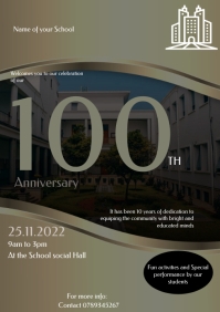 School anniversary template | PosterMyWall