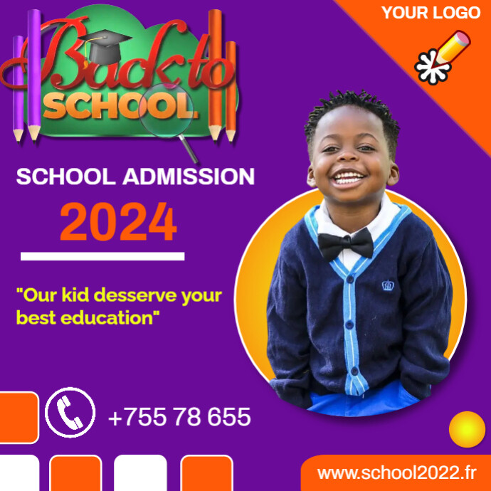 School banner design template | PosterMyWall