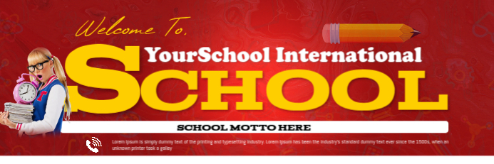 School banner template design | PosterMyWall