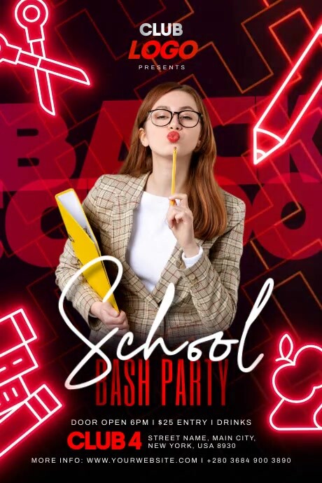 Copy of School Bash Party | PosterMyWall