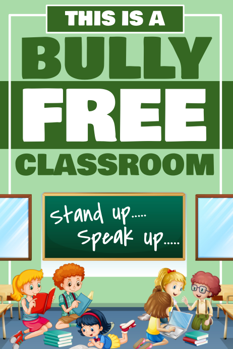 School Bully Poster Template | PosterMyWall
