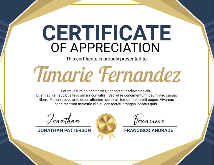 Plantilla de School Certificate Award Ads | PosterMyWall