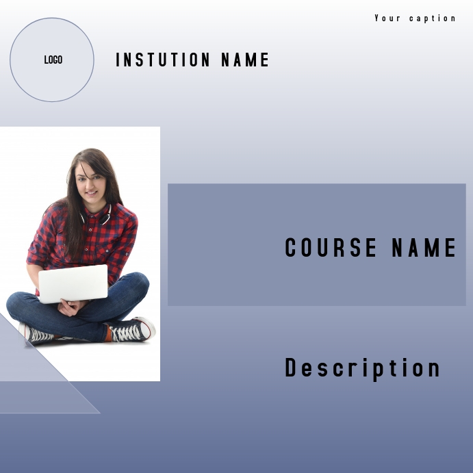 SCHOOL COURSE POSTER Template | PosterMyWall