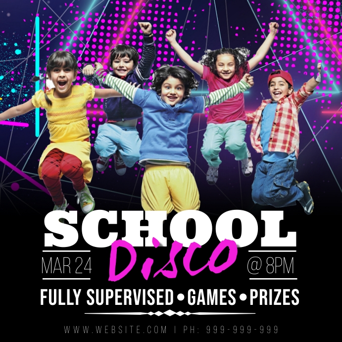 Copy of School Disco Poster | PosterMyWall