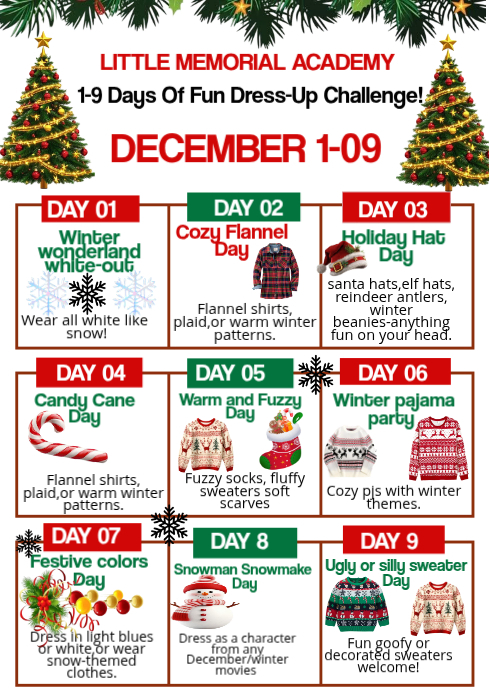 School dress up challenge flyer Template | PosterMyWall