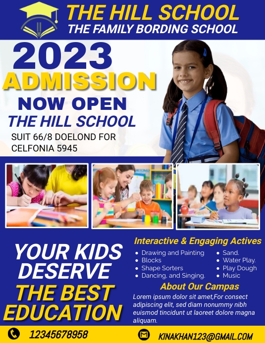 school education flyer , tuition flyer, back Template | PosterMyWall