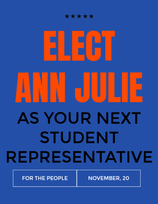 school election template | PosterMyWall